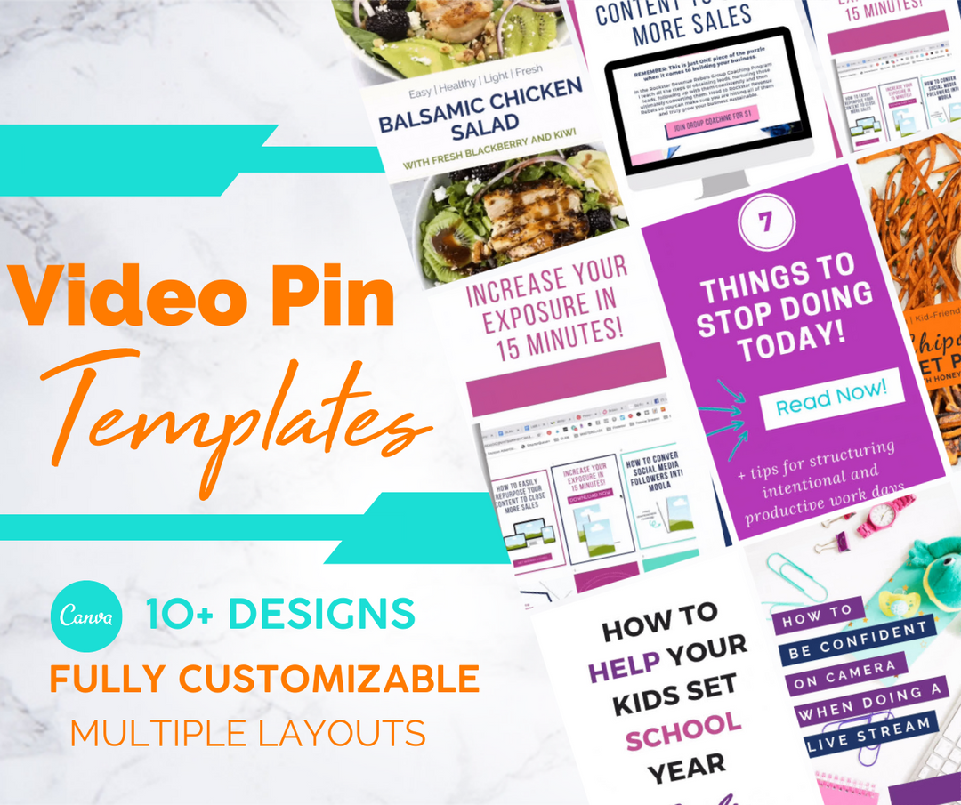 Pinterest Video Pin Templates
